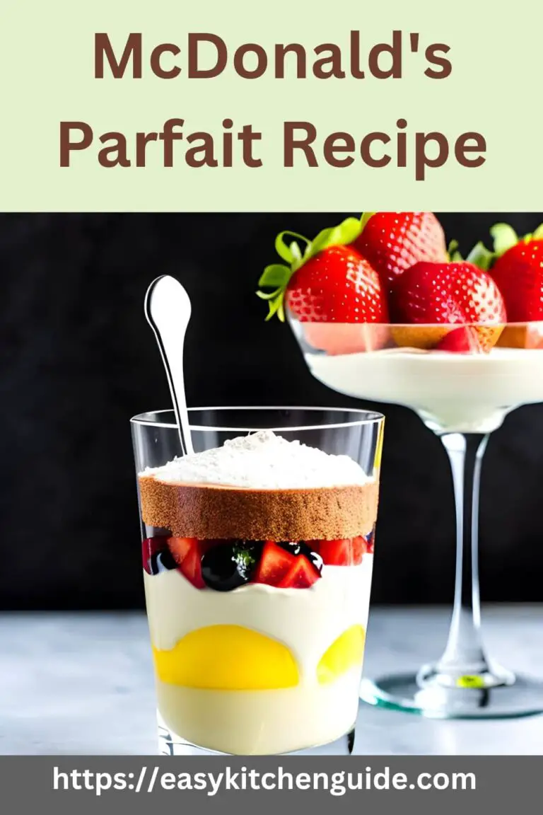 McDonald's Parfait Recipe - Easy Kitchen Guide