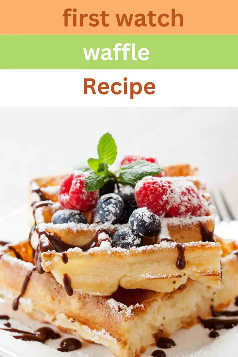 First Watch Waffle Recipe - Easy Kitchen Guide
