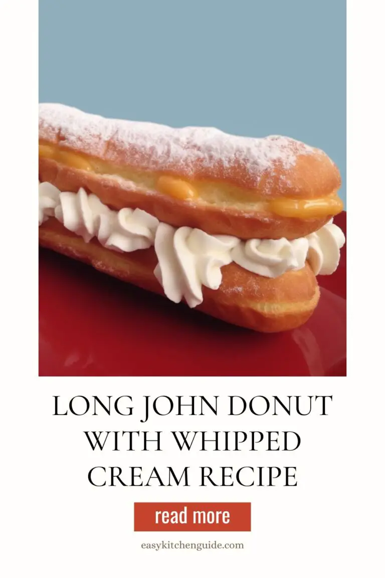 Long John Donut With Whipped Cream Recipe