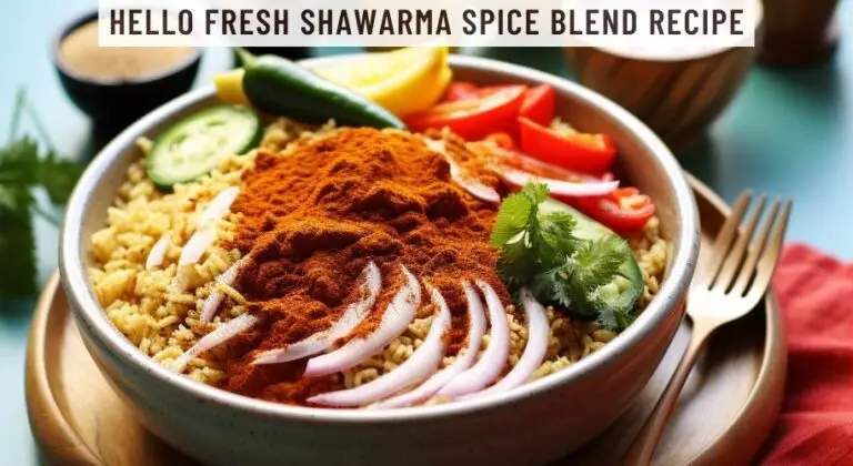 Hello Fresh Shawarma Spice Blend Recipe - Easy Kitchen Guide