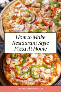 How To Make Restaurant Style Pizza At Home - Chicken Pizza