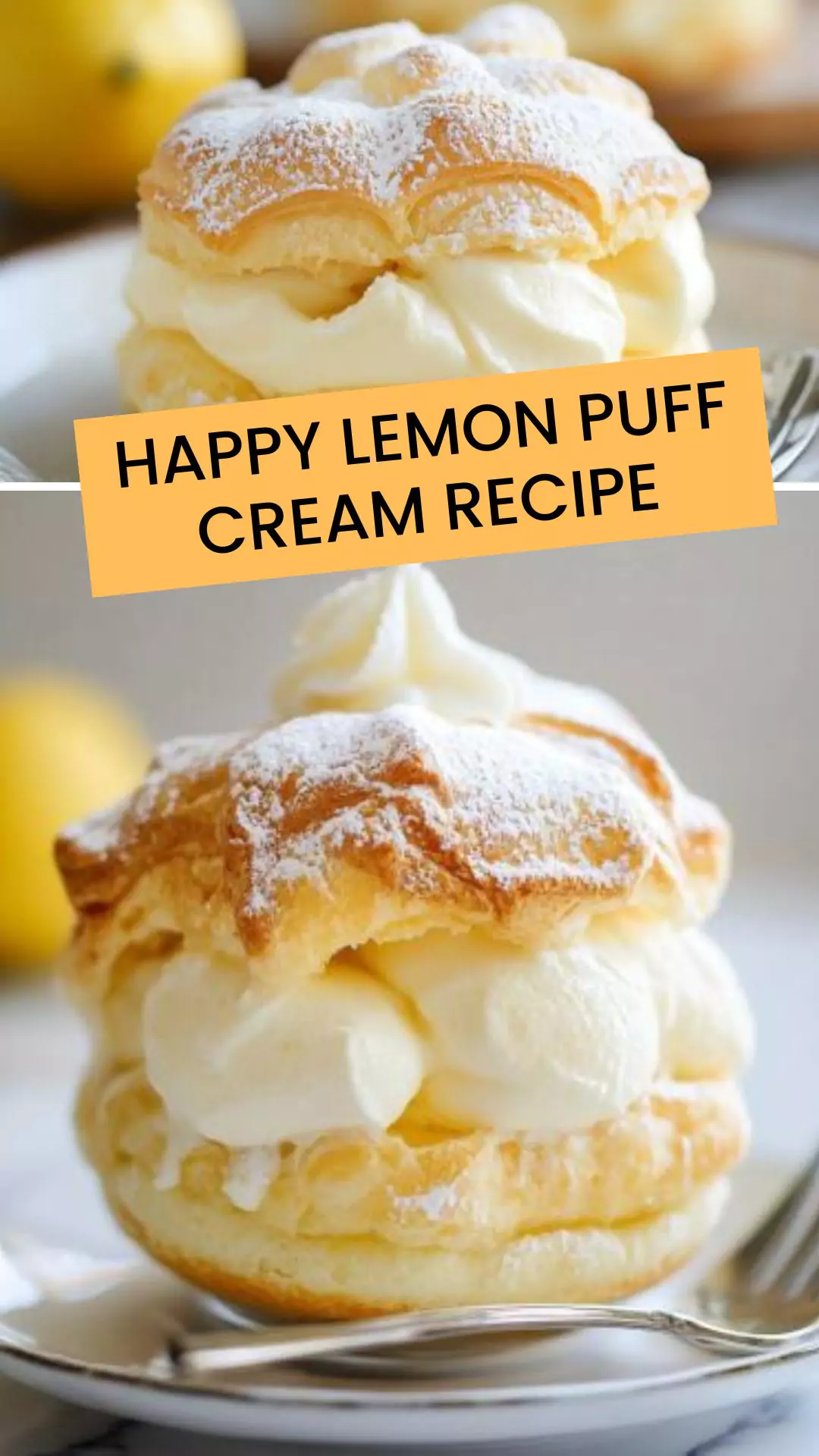 Happy Lemon Puff Cream Recipe