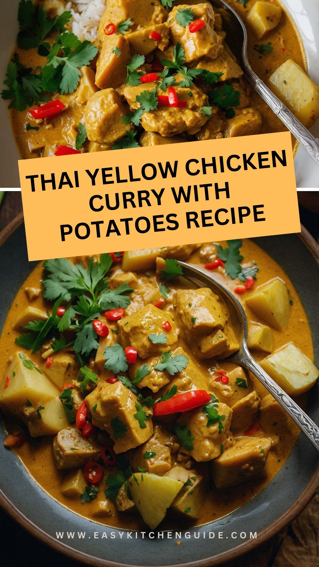 Thai Yellow Chicken Curry With Potatoes Recipe - Easy Kitchen Guide