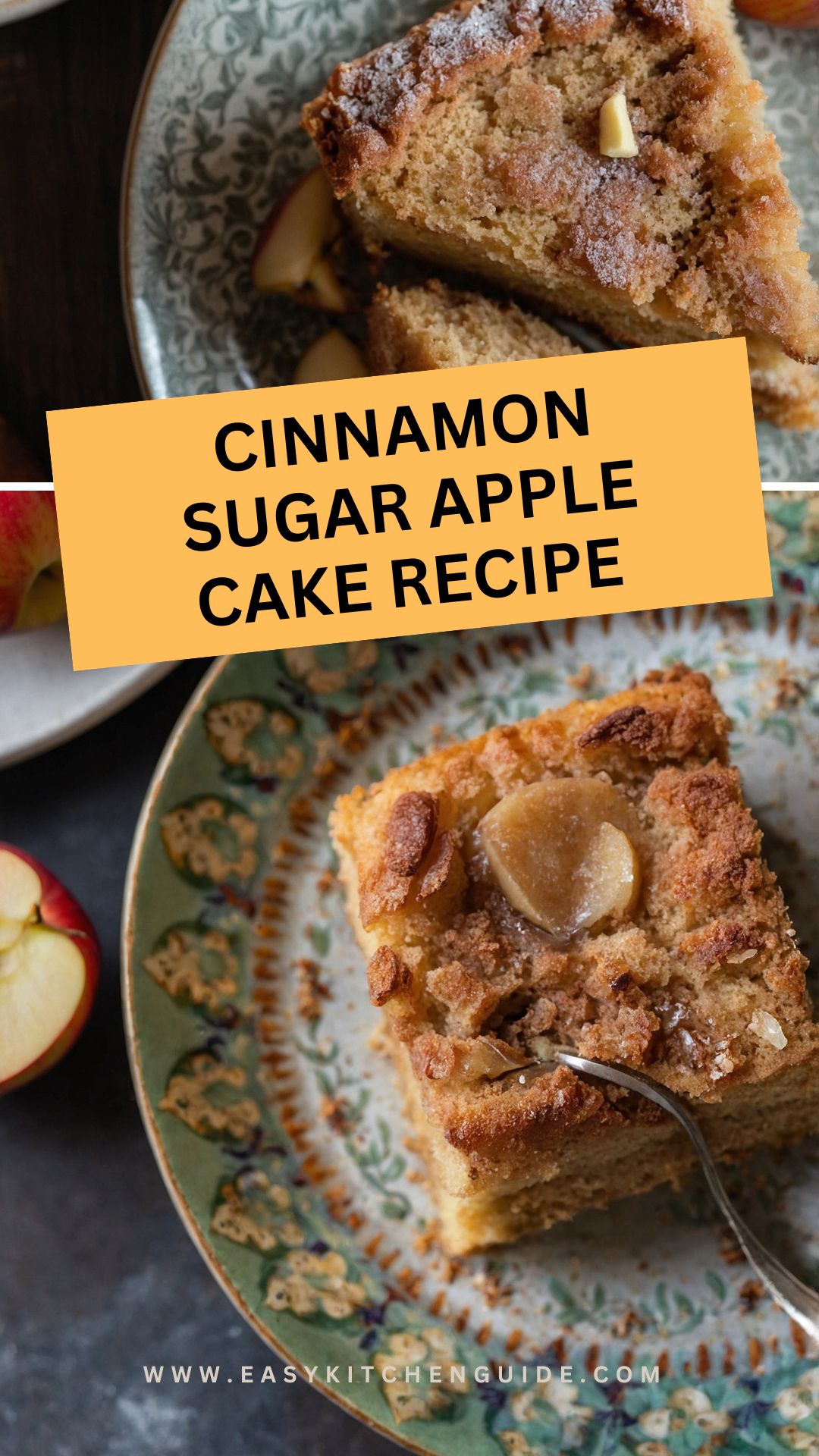 Cinnamon Sugar Apple Cake Recipe - Easy Kitchen Guide