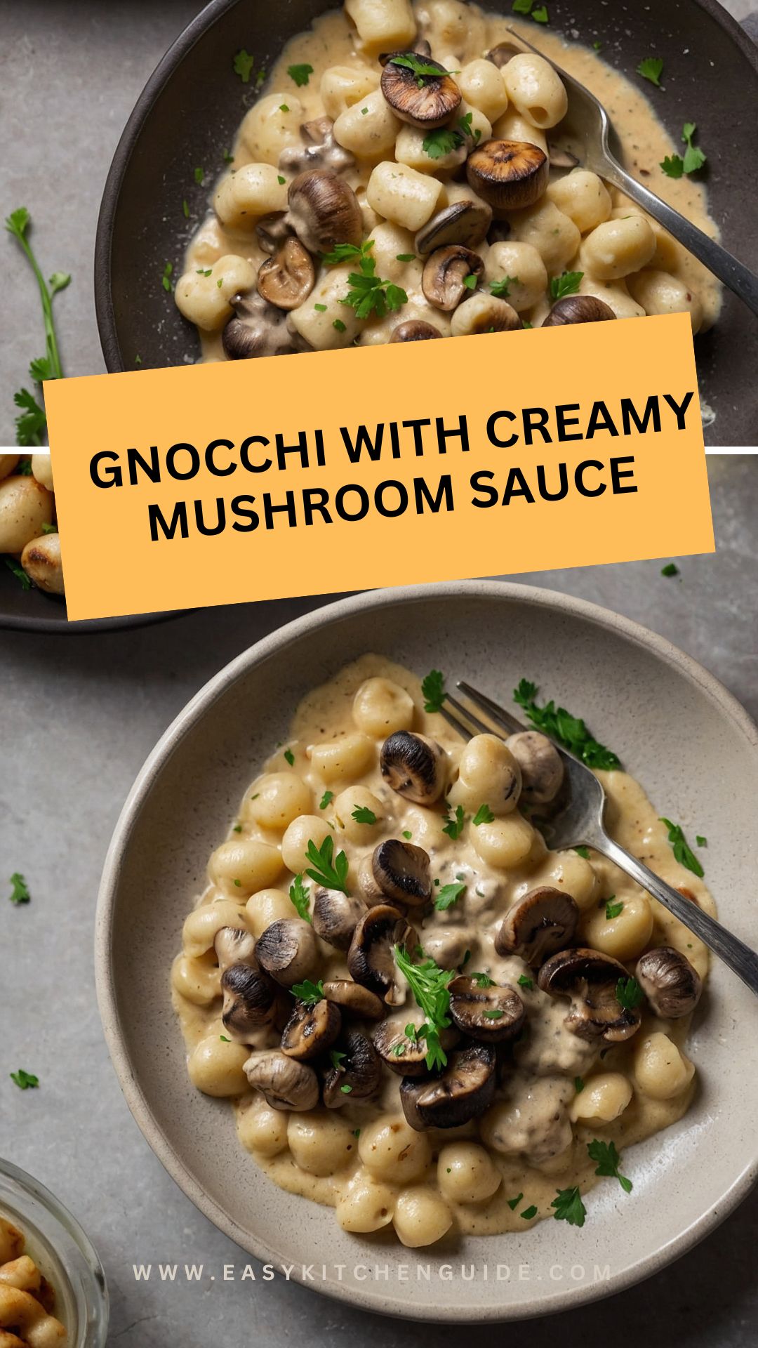 Gnocchi With Creamy Mushroom Sauce Recipe - Easy Kitchen Guide